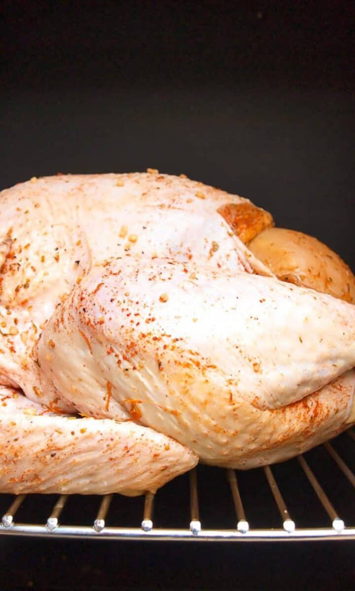 Dry-Brined + Smoked Turkey {Step-by-Step}