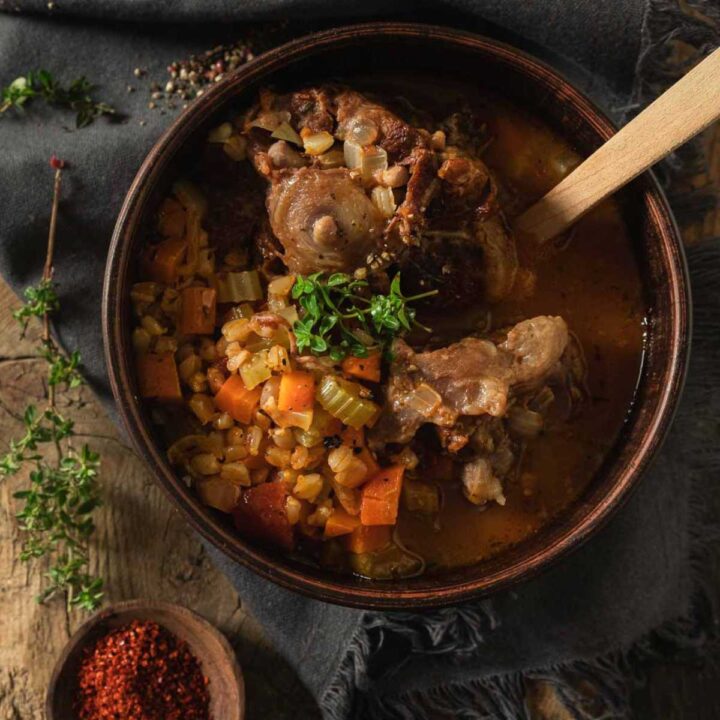 European Oxtail & Barley Soup - The Peasant's Daughter