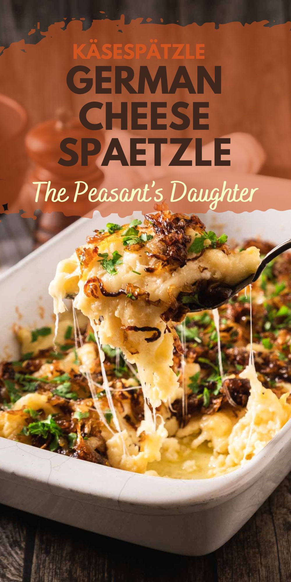 Käsespätzle (German Cheese Spaetzle) - The Peasant's Daughter