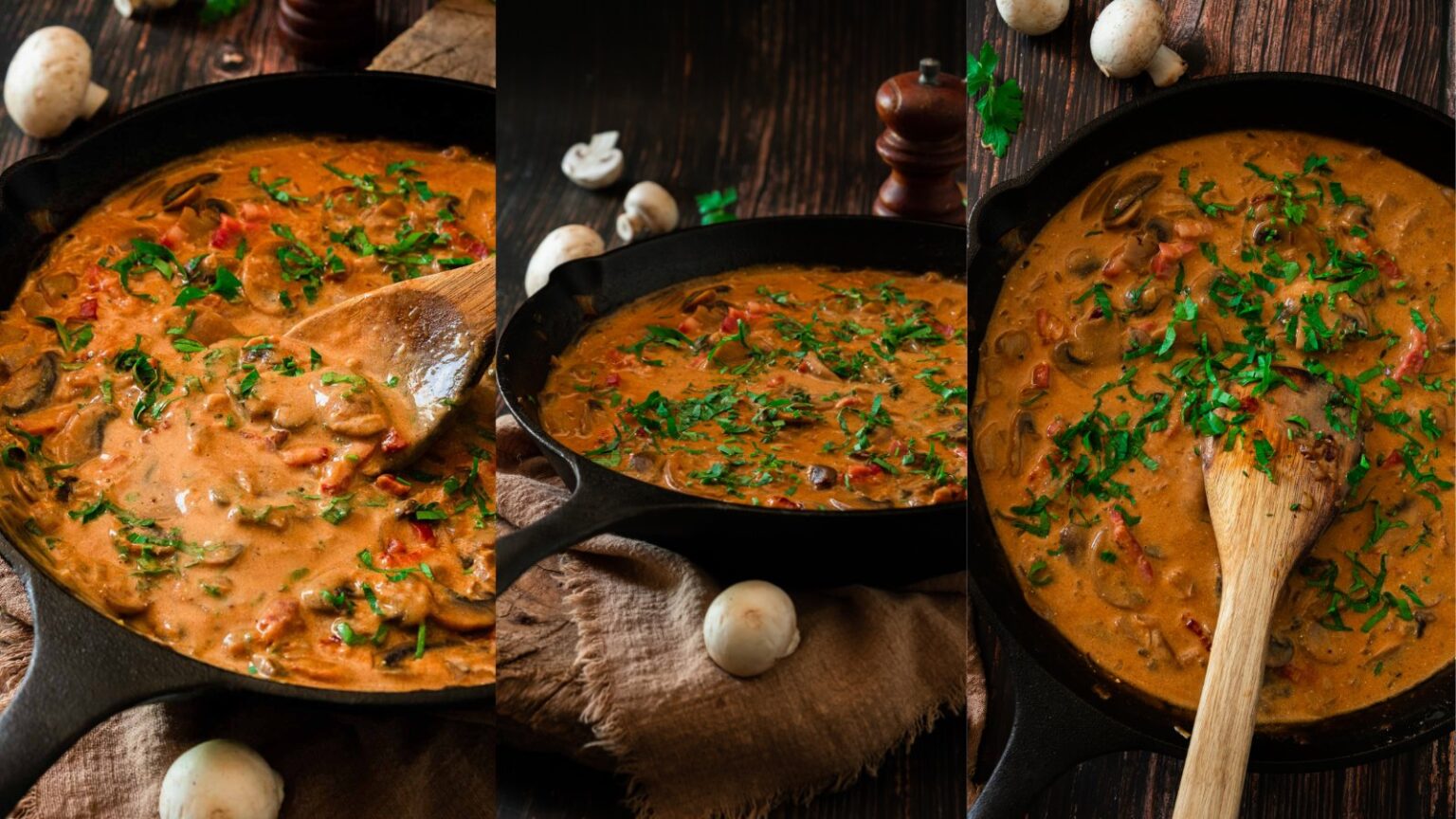 Creamy German Hunter's Sauce (Jägersoße) - The Peasant's Daughter