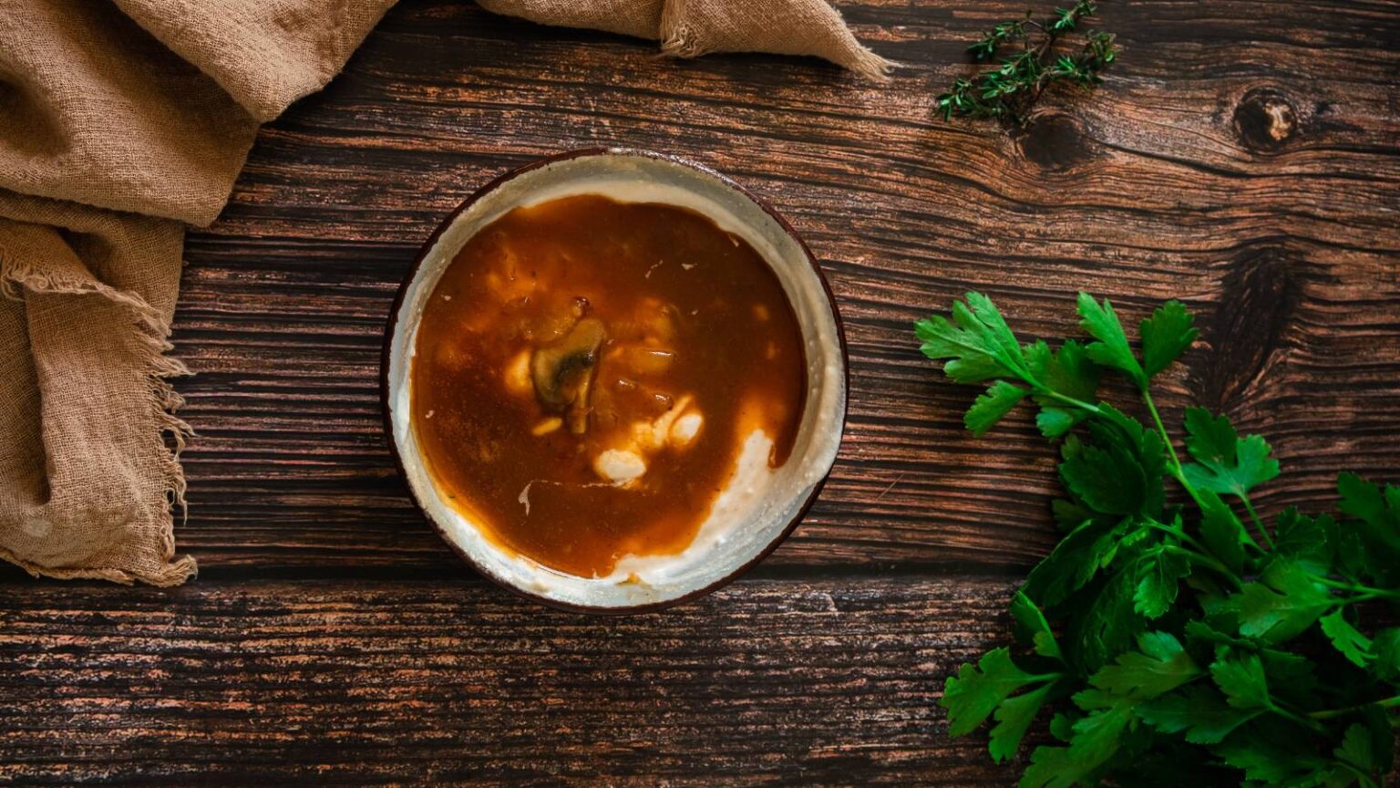 Creamy German Hunter's Sauce (Jägersoße) - The Peasant's Daughter