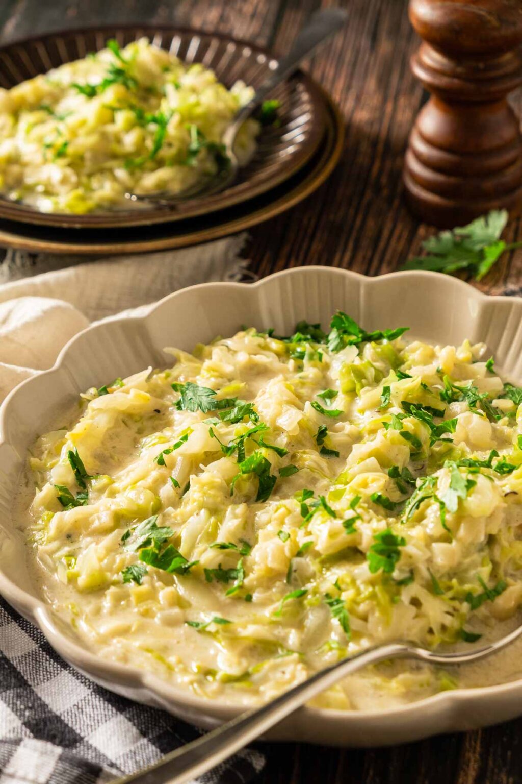 Creamed Cabbage Recipe - The Peasant's Daughter