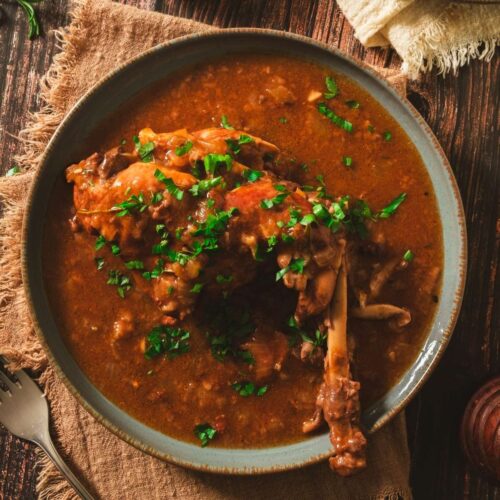 German Rabbit Stew Hasenpfeffer - The Peasant's Daughter