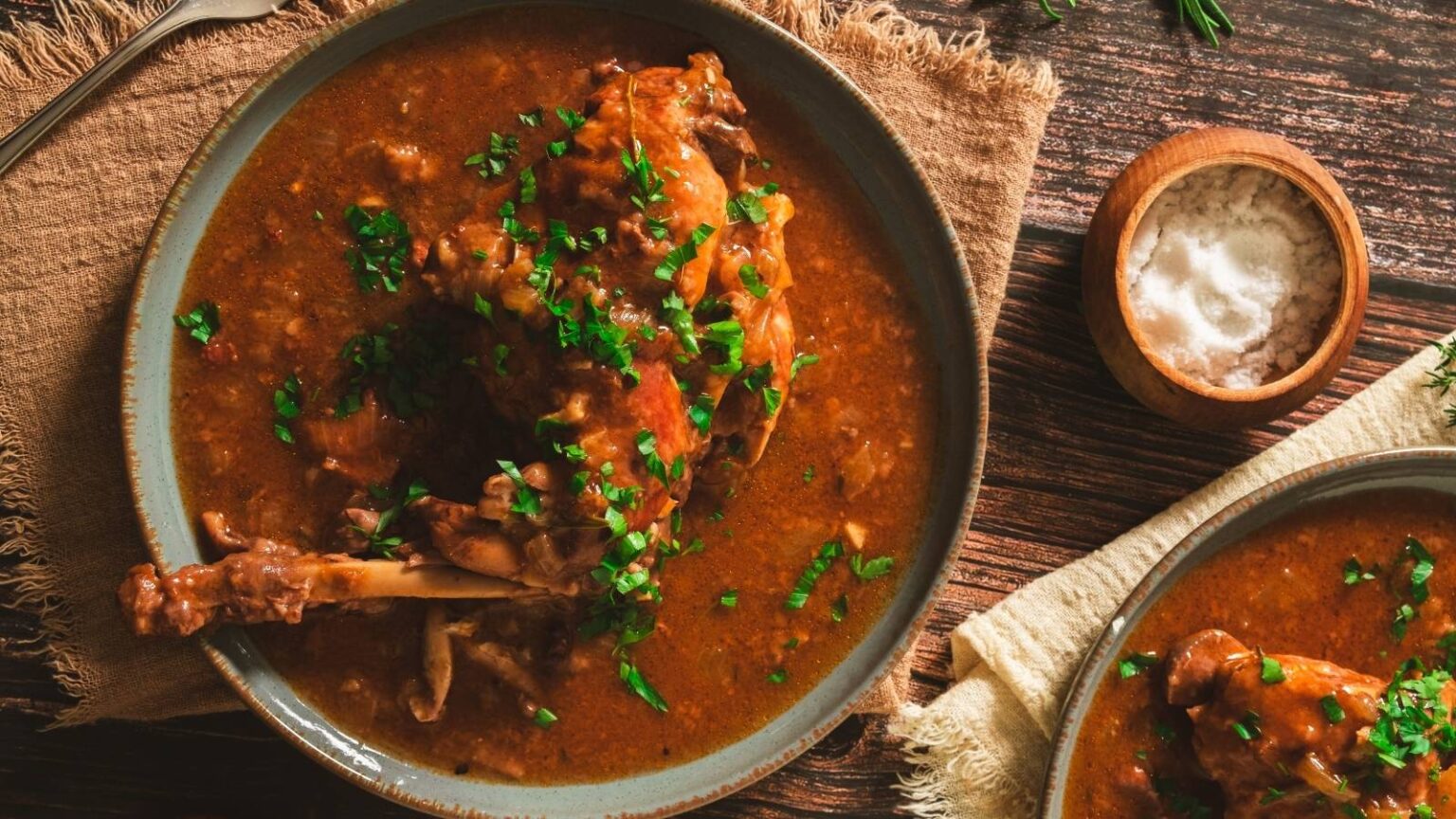 German Rabbit Stew Hasenpfeffer - The Peasant's Daughter