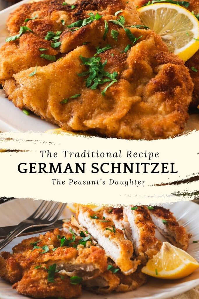 German Schnitzel (Schweineschnitzel) - The Peasant's Daughter