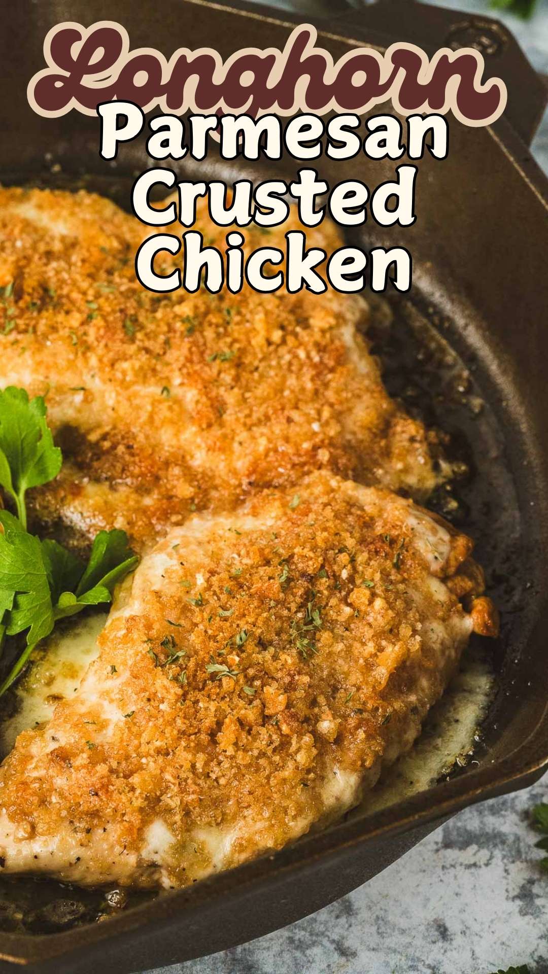 Longhorn Parmesan Crusted Chicken - The Peasant's Daughter