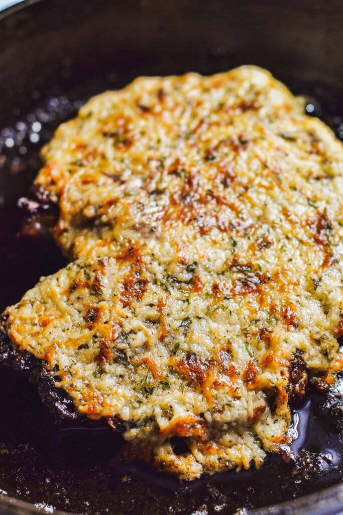 Parmesan Crusted Steak - The Peasant's Daughter