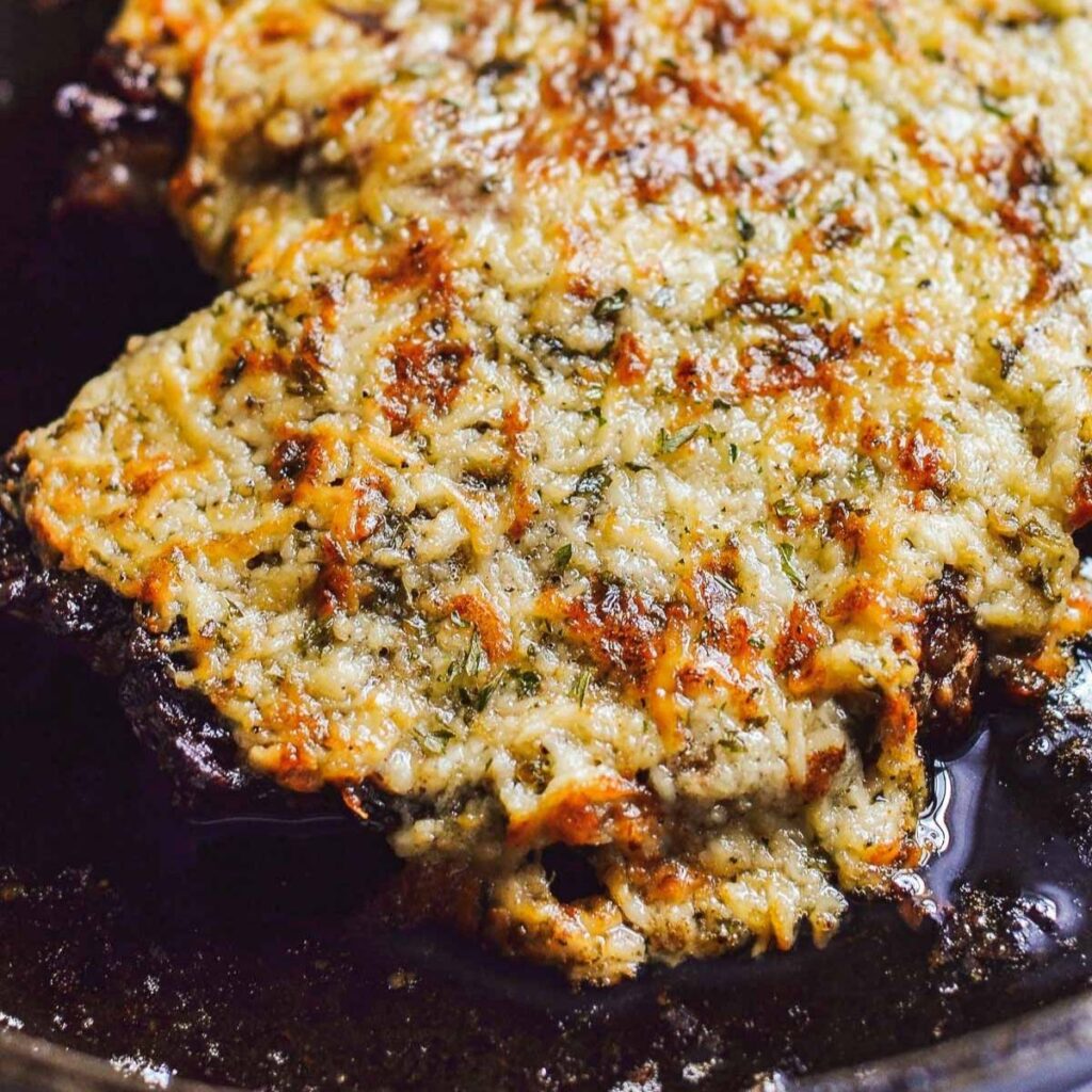 Parmesan Crusted Steak - The Peasant's Daughter