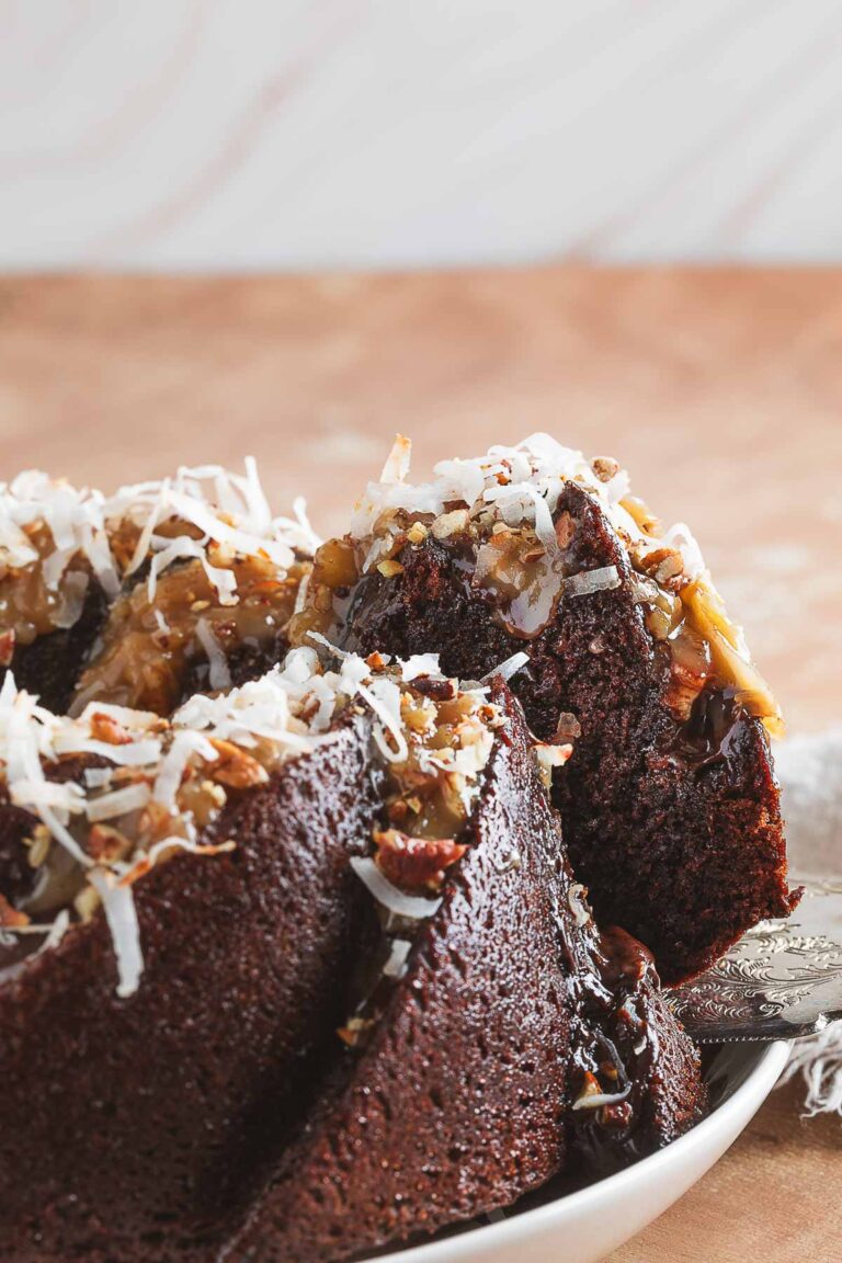 German Chocolate Bundt Cake - The Peasant's Daughter