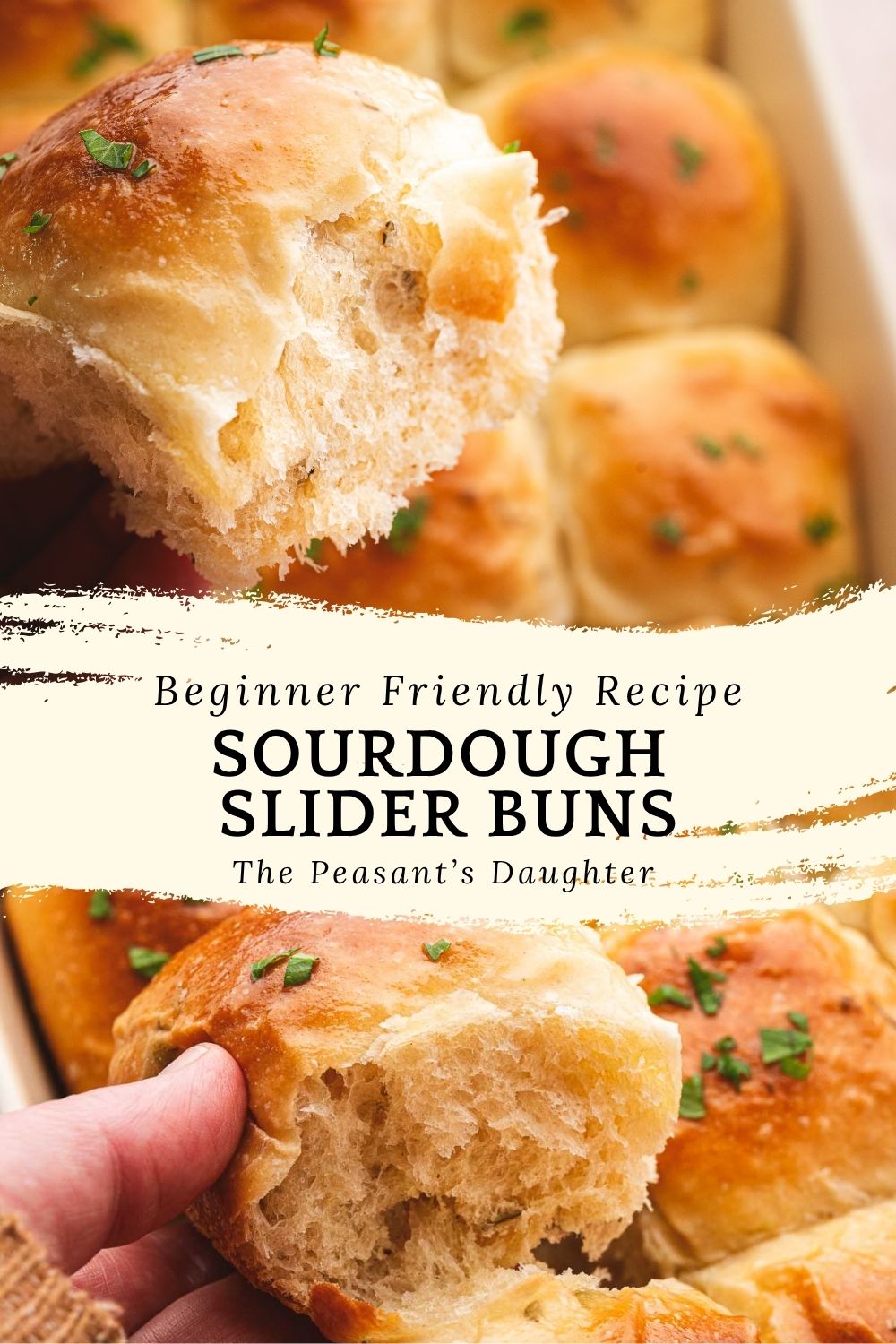 Sourdough Slider Buns Recipe - The Peasant's Daughter